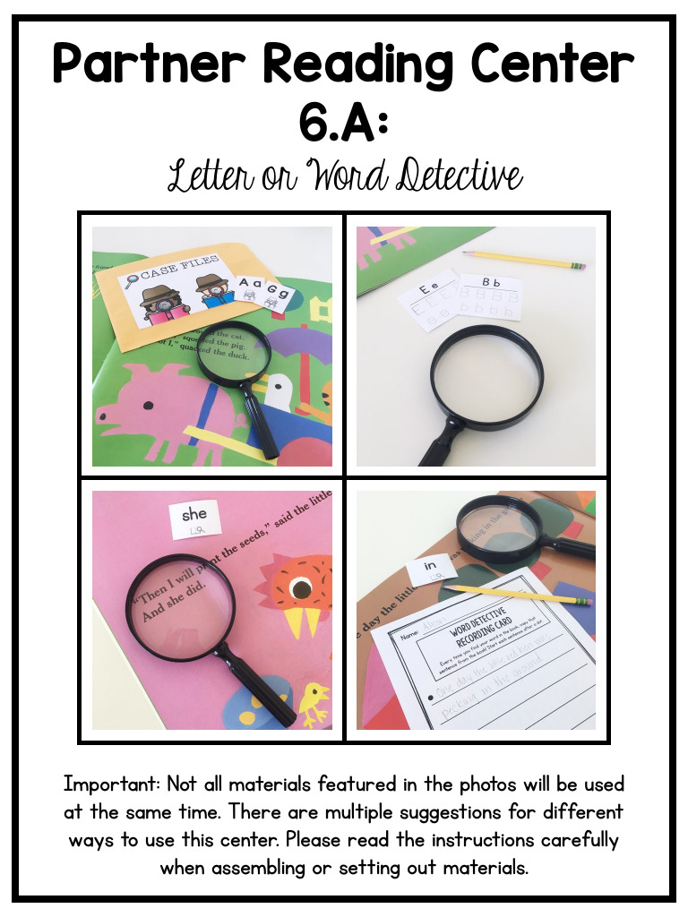 6A Letter or Word Detective | PDF