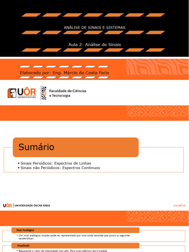 Aula - 2 Analise - de - Sinais Parte I Act | PDF