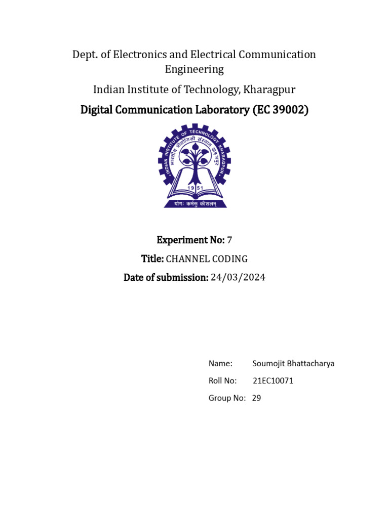 Digital Communication PDF | PDF | Modulation | Electrical Engineering