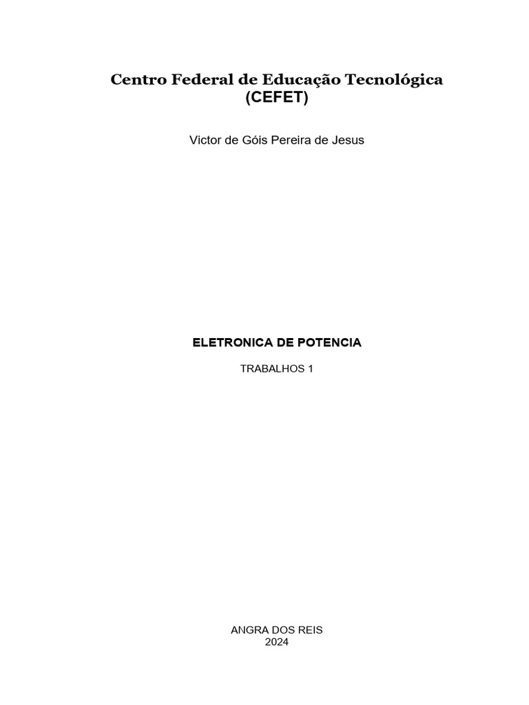 Trabalho1 Elepot | PDF