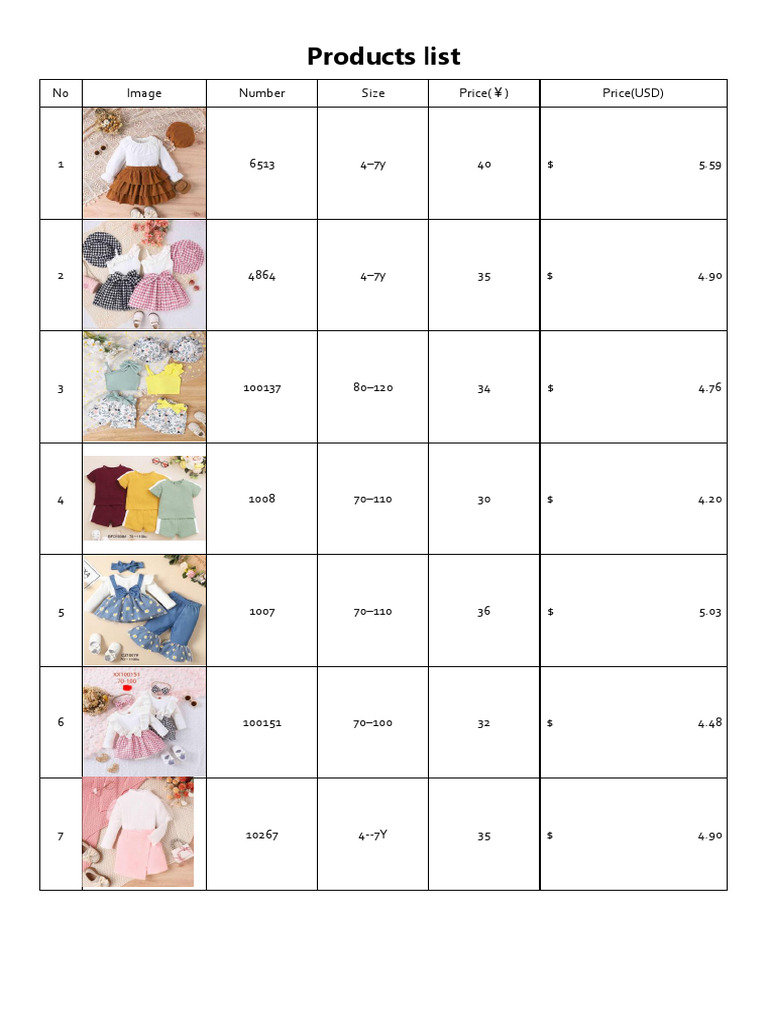 XINXI Product Price List 2 | PDF