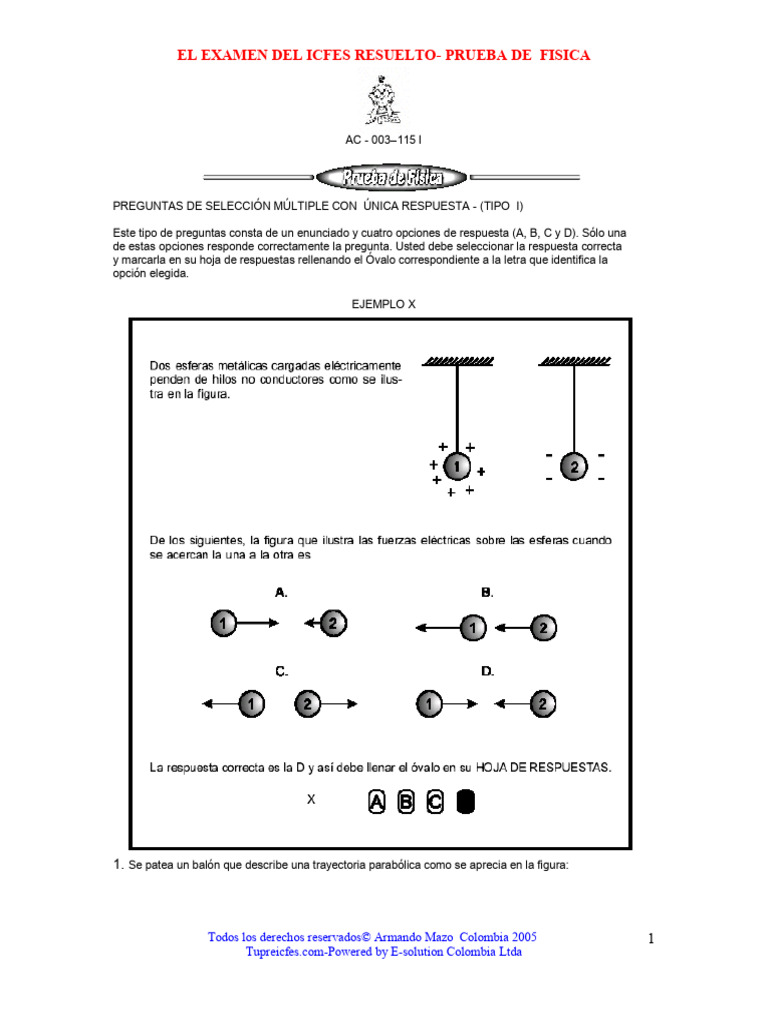 F Sica 2004-1 - Resuelto PDF | PDF