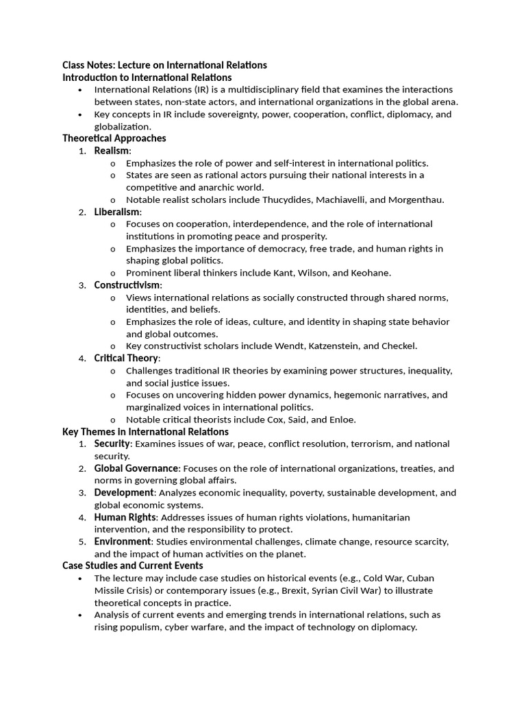 Class Notes IR | PDF