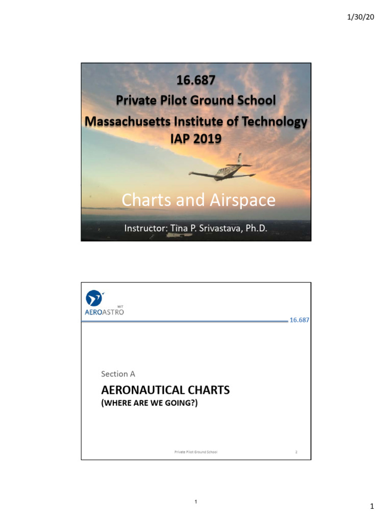Charts and Airspace: 16.687 Private Pilot Ground School Massachusetts ...