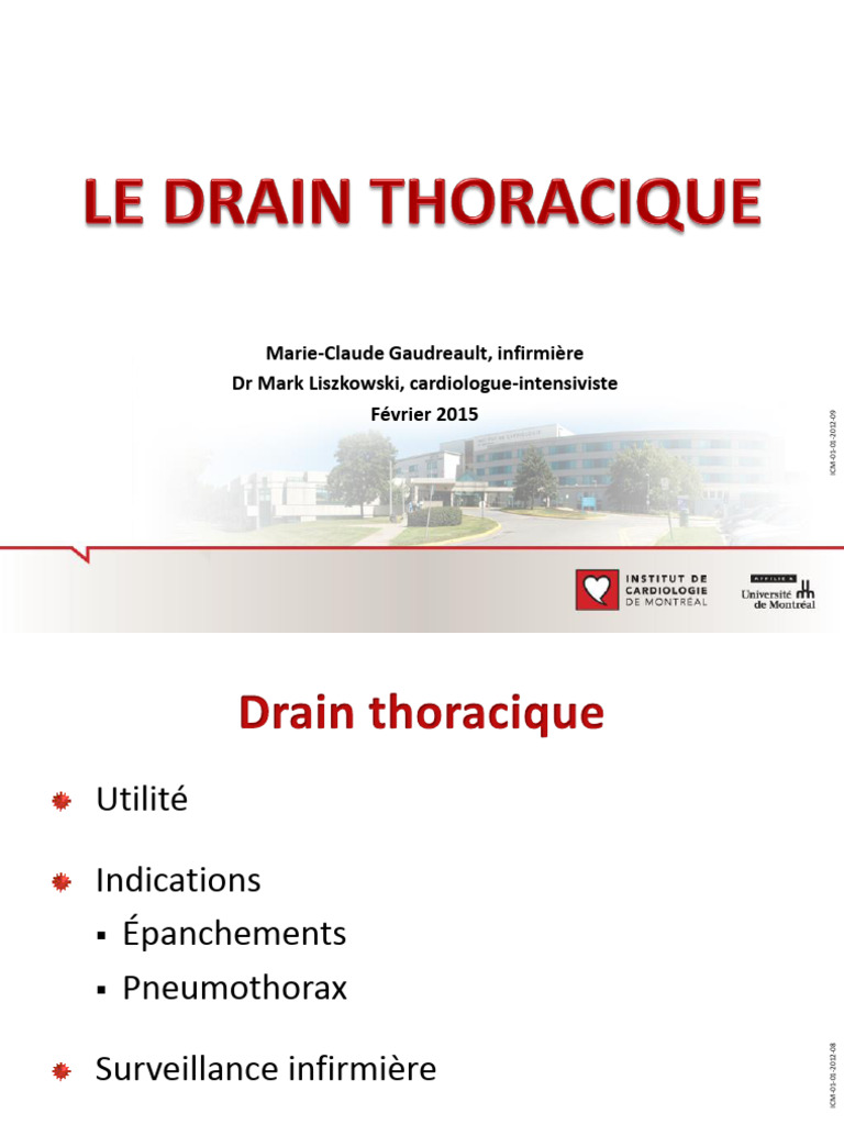 10.le Drain Thoracique | PDF