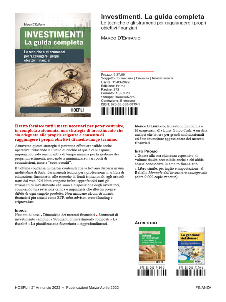 D'Epifanio Investimenti Vert | PDF