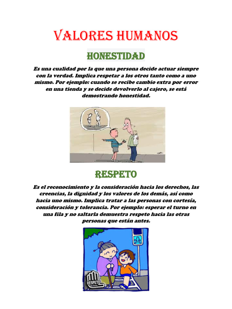 Valores Humanos | PDF