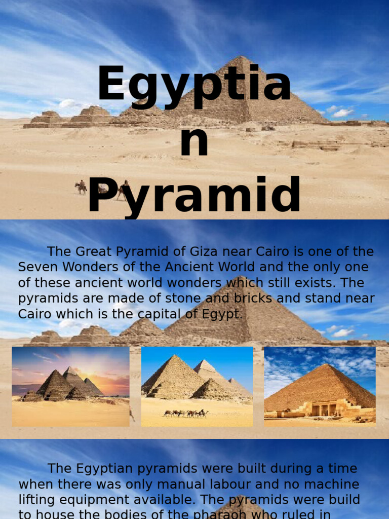 Egyptian Pyramids | PDF