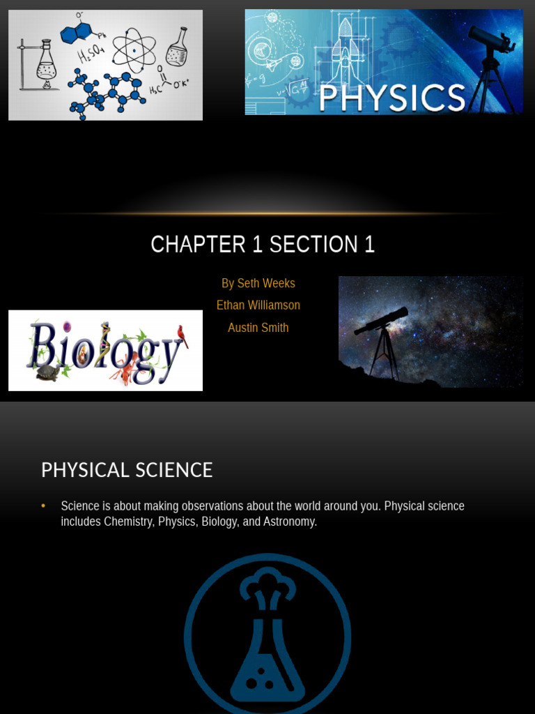 Chapter 1 Section 1-8th Grade Science | PDF