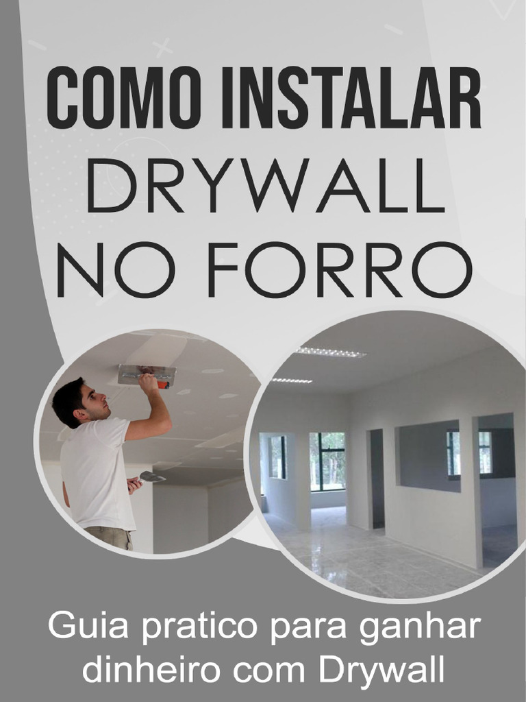 Guia Rápido de Drywall para Forro PDF | PDF | Tecnología