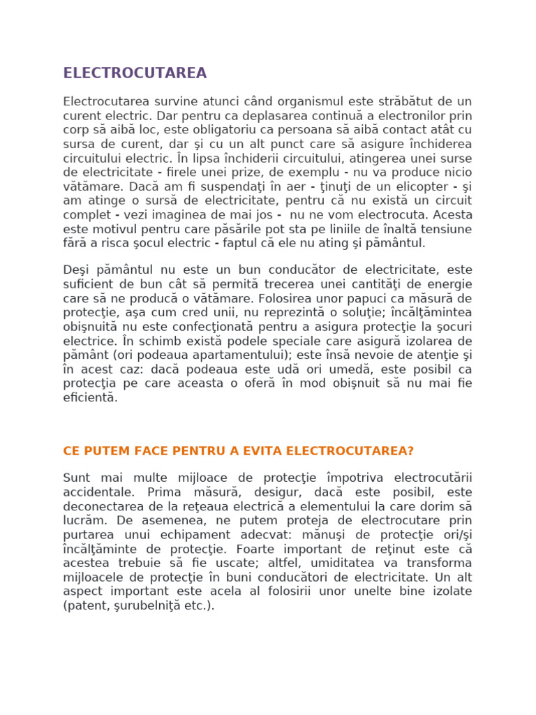 ELECTROCUTAREA | PDF