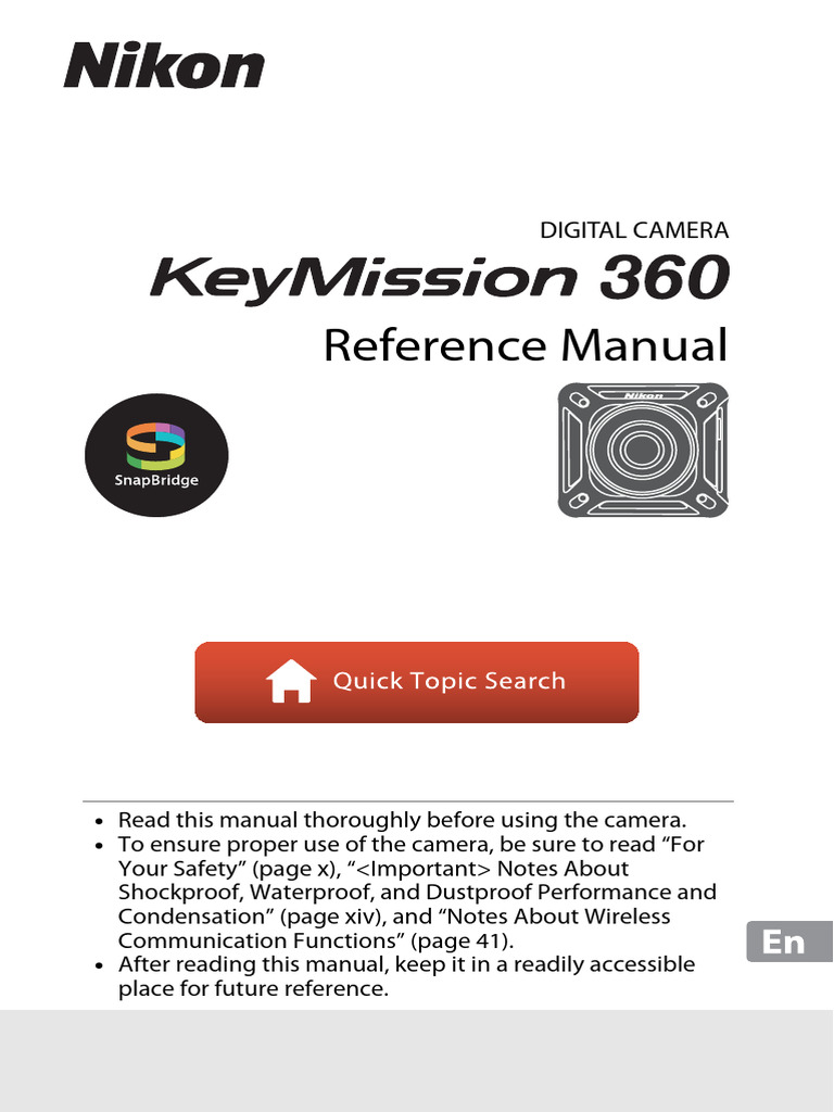 Key Mission 360 | PDF | Camera | Computers