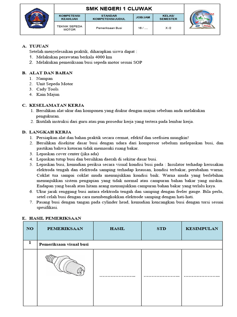 Job Sheet 16 | PDF