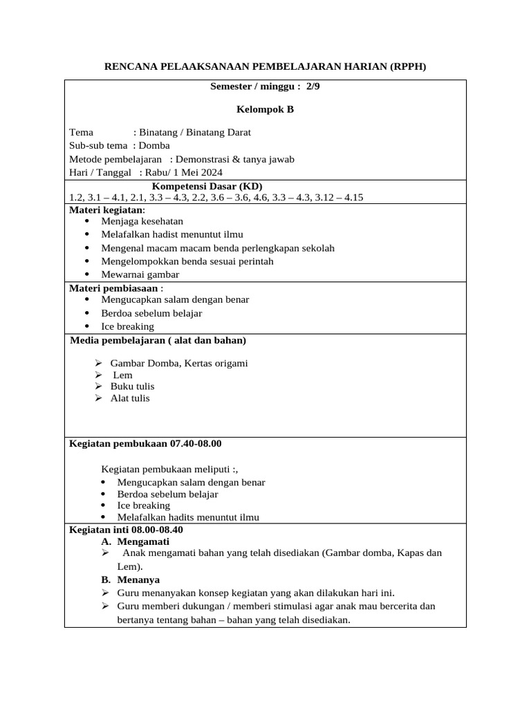 RPPH Uts Smtr6 | PDF