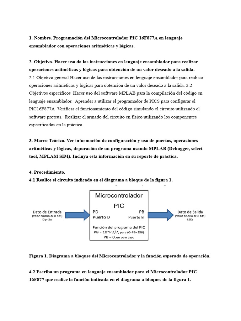 PRACTICA 6. OPERACIONES ARITMETICAS | PDF