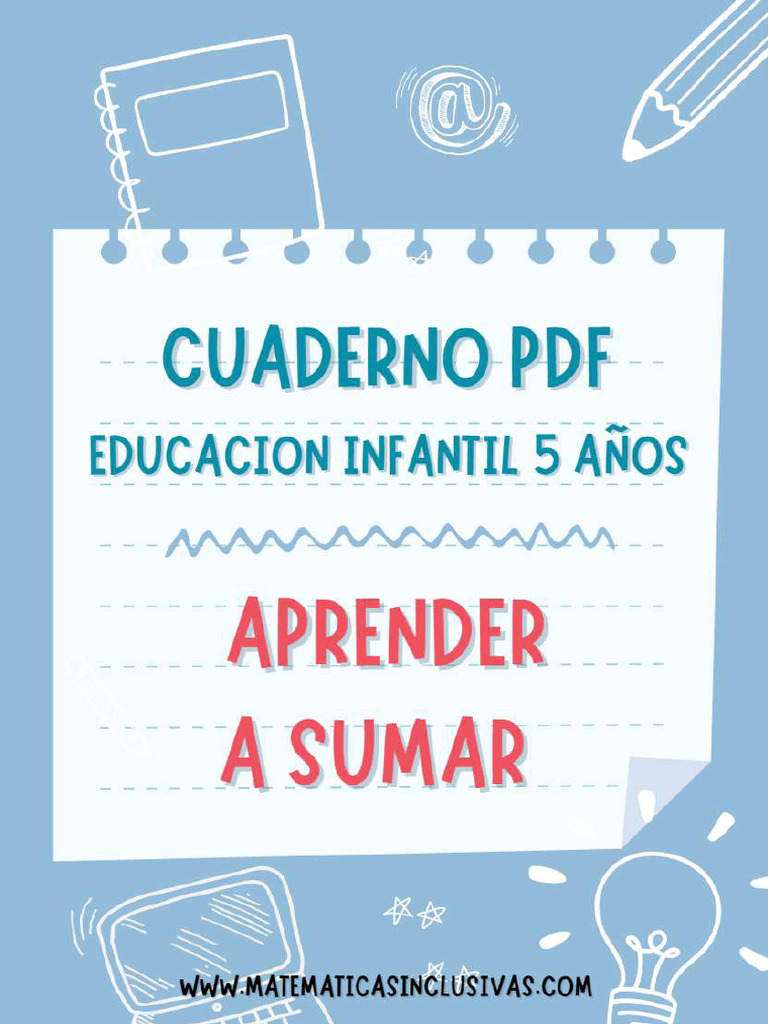 Cuaderno Aprender A Sumar - Infantil 5 Años | PDF