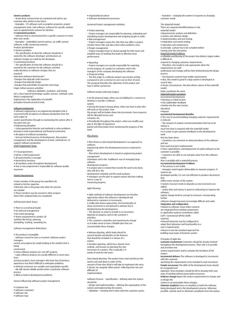 360 Final Cheat Sheet | PDF