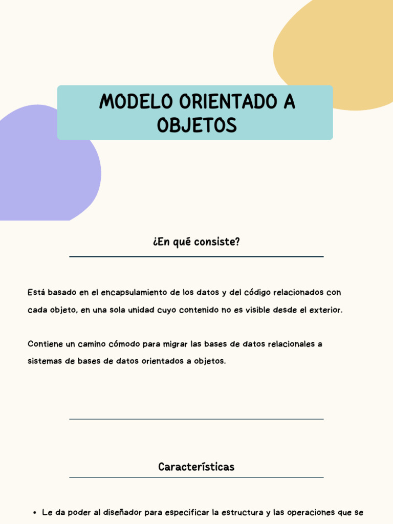 Modelos OO | PDF