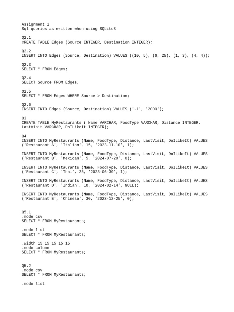 Assignment 1 (ADBMS) | PDF