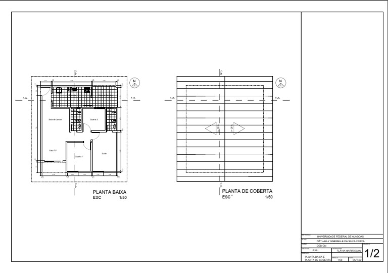 Planta Baixa e Planta de Coberta | PDF
