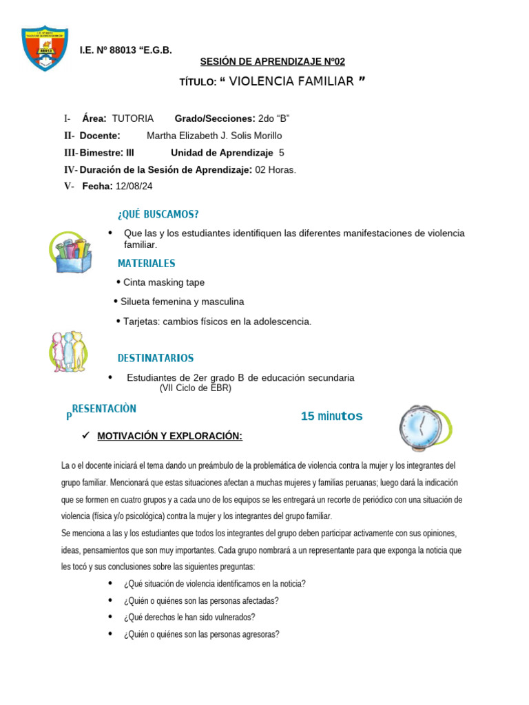 Violencia Familiar: ¿Qué Buscamos? | PDF