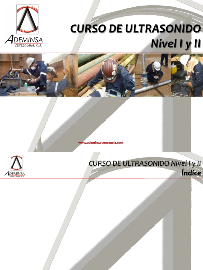 Curso de Ultrasonido Nivel 1 y 2 | PDF