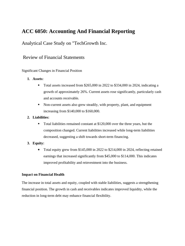 ACC 6050 Module 3 | PDF