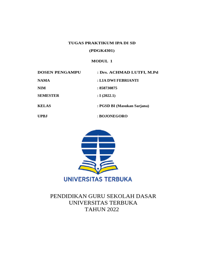 LK Praktikum Ipa Lia Dwi Febrianti | PDF