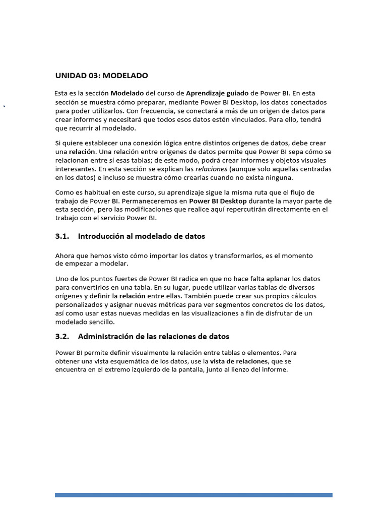 Modelado de Datos en Power BI | PDF | Informática | Informática