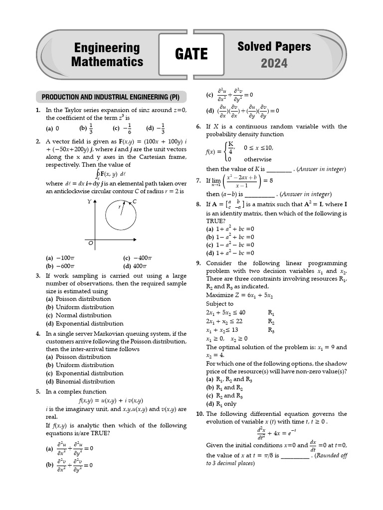 Engineering Maths 1 Sqa