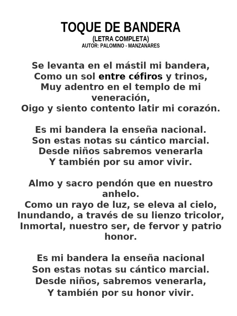 Toque de Bandera | PDF