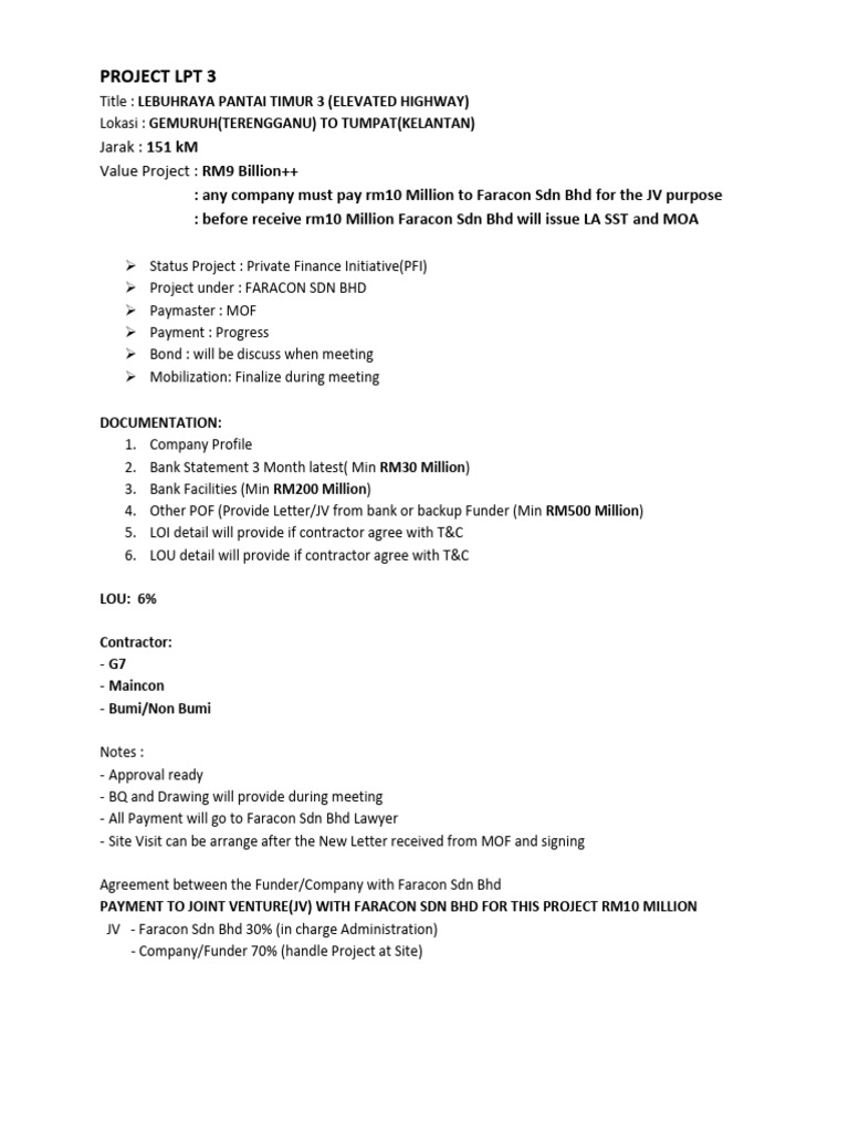 Project LPT 3 | PDF