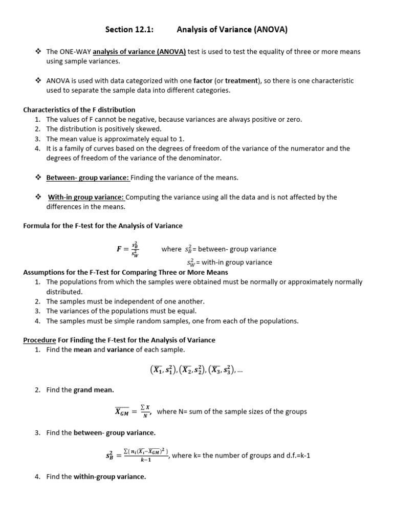 PCC Section 12.1 Notes - Blank W - Table-1-1-1-1 | PDF