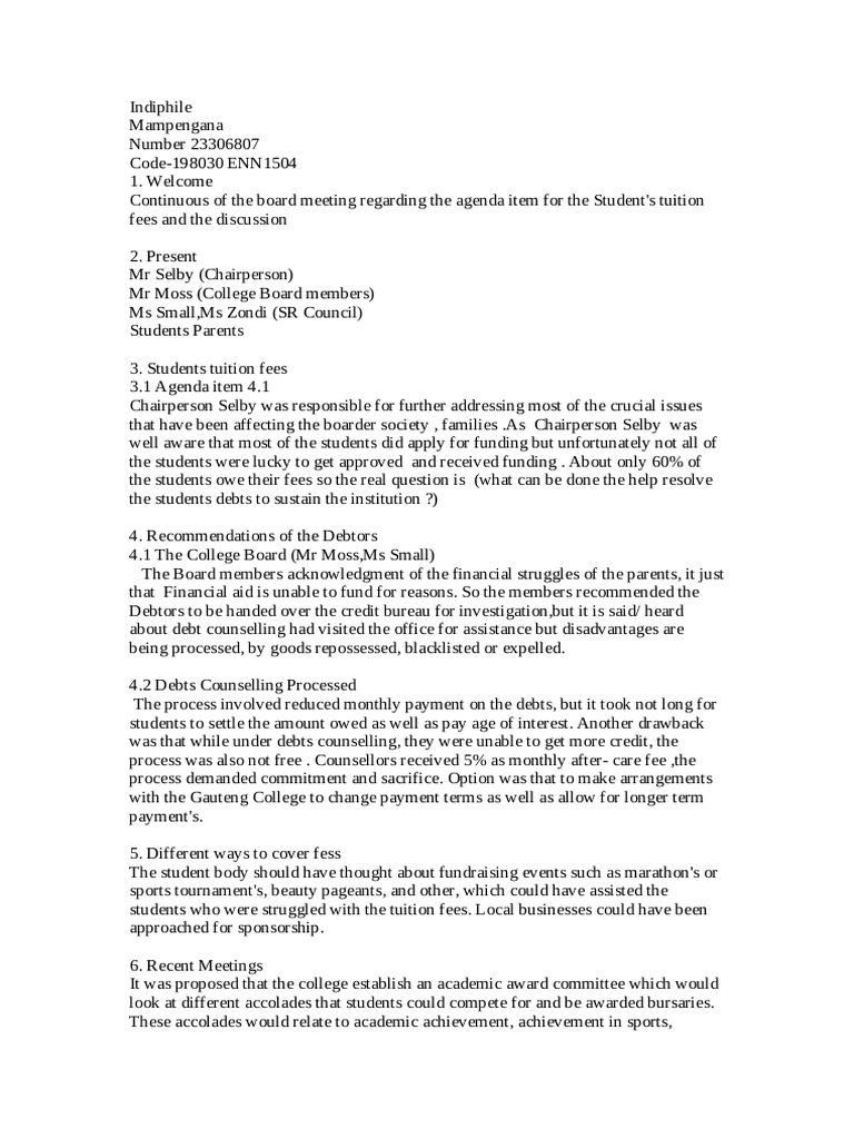 ENN1504 | PDF | Debt | Career & Growth