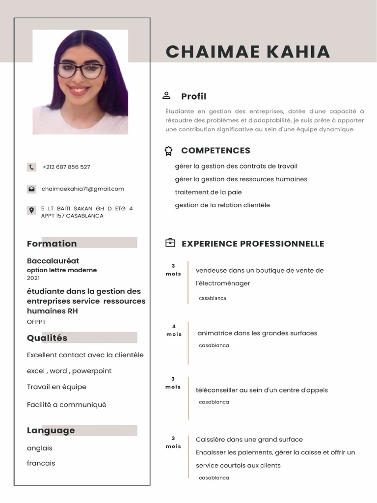 Mon CV | PDF