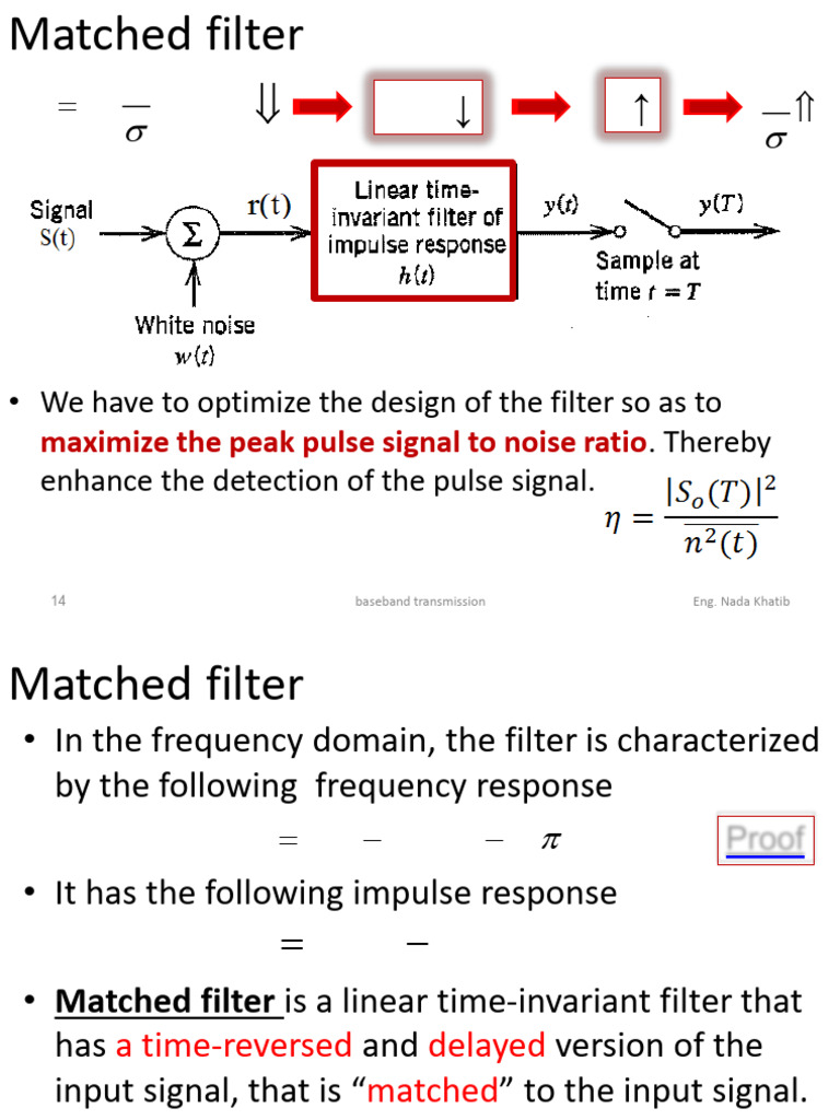 2 Matched Filter | PDF