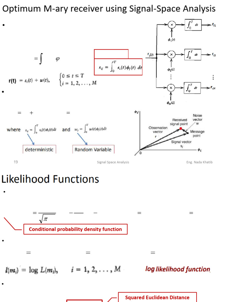 3 - The Optimum Receiver | PDF