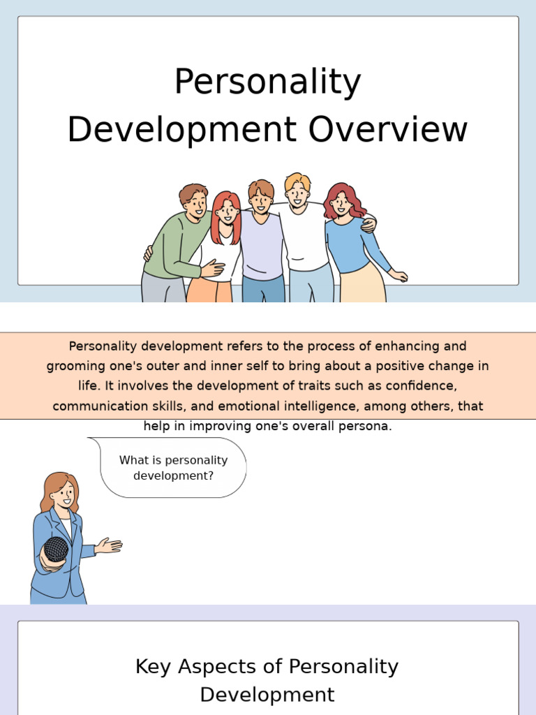 Personality Development Overview | PDF