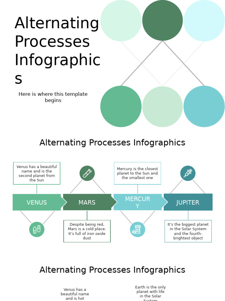 Alternating Processes Infographics by Slidesgo | PDF