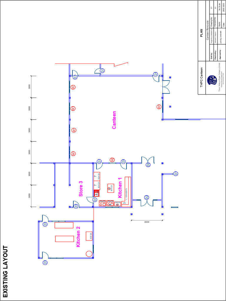 Annex 01 Canteen Drawing | PDF