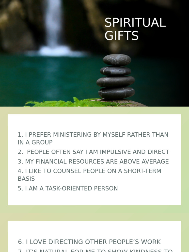 Spiritual Gifts | PDF