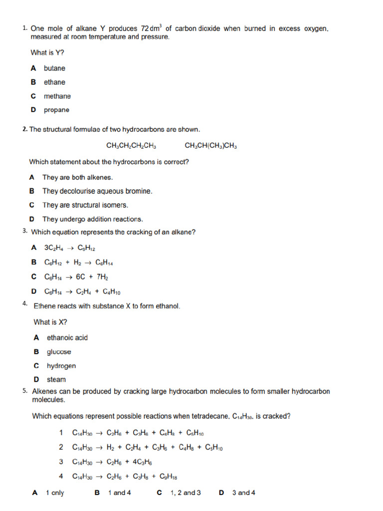 Organic_MCQ_part_1 | PDF
