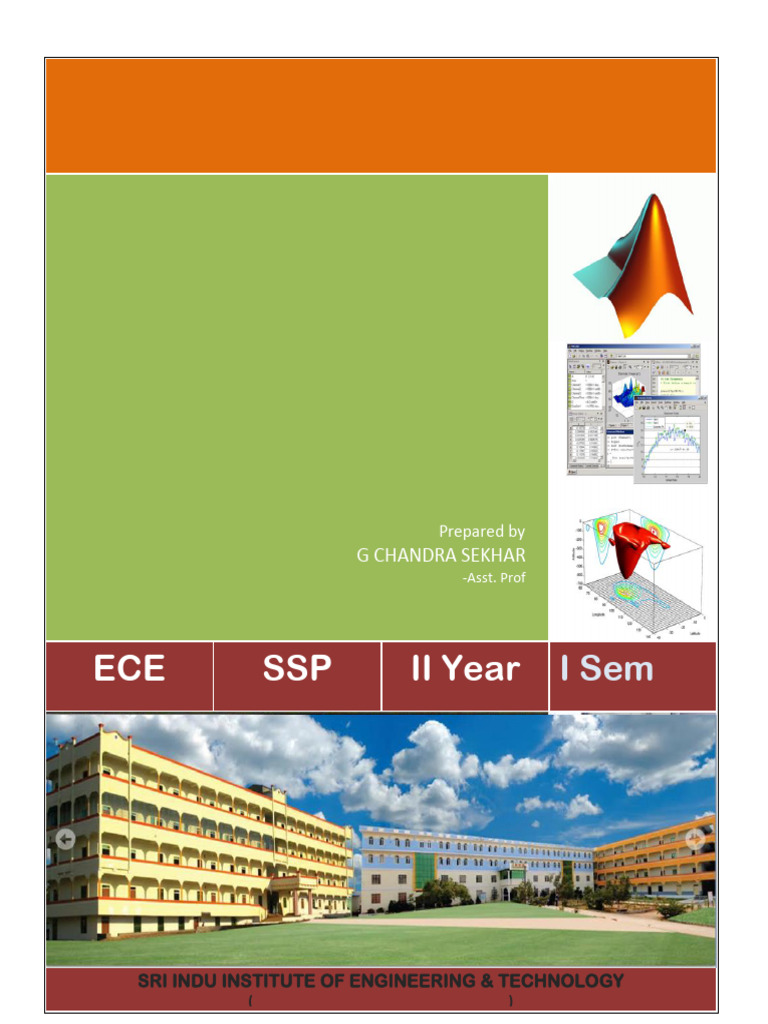 Ece II Year I Sem SSP Notes | PDF