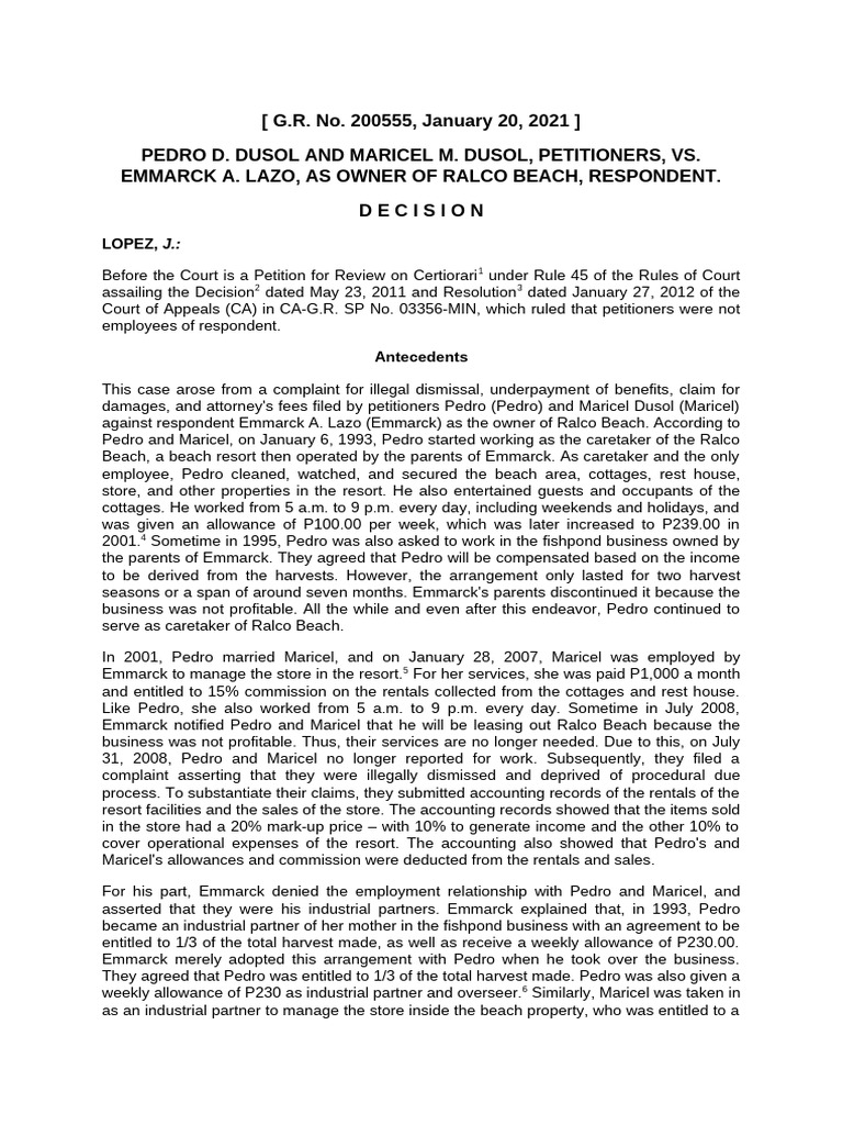 Cases: Dusol, Any, Guy | PDF