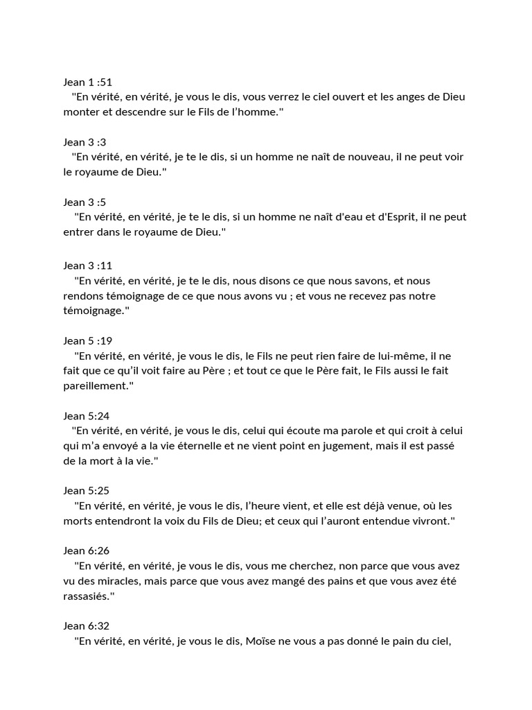 Jean 1 | PDF