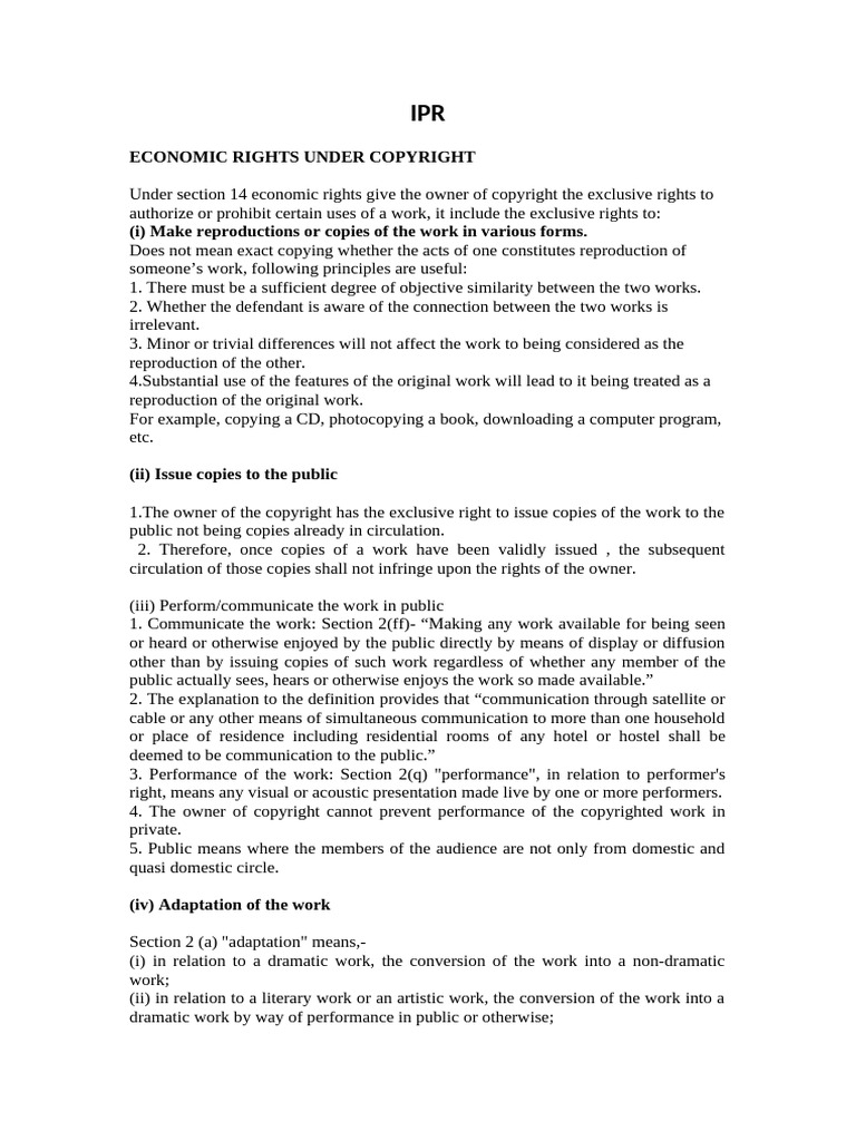 IPR | PDF