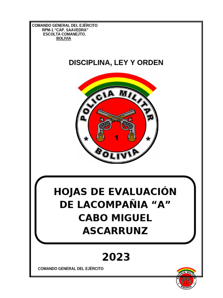 Caratulas e Indice 2023 | PDF