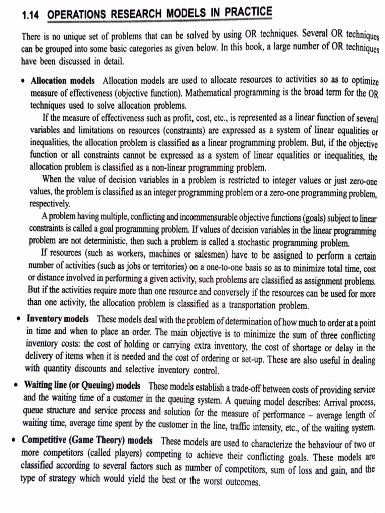 OR models | PDF