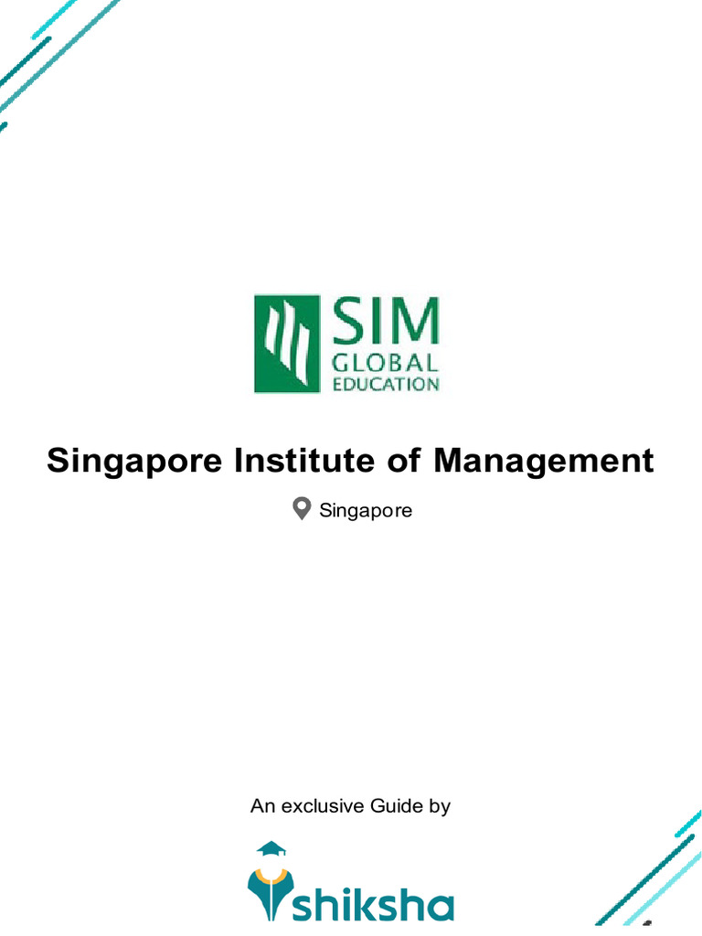 Singapore Institute of Management | PDF