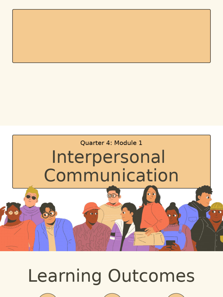 English 7-Q4 Module 1 Interpersonal Communication | PDF